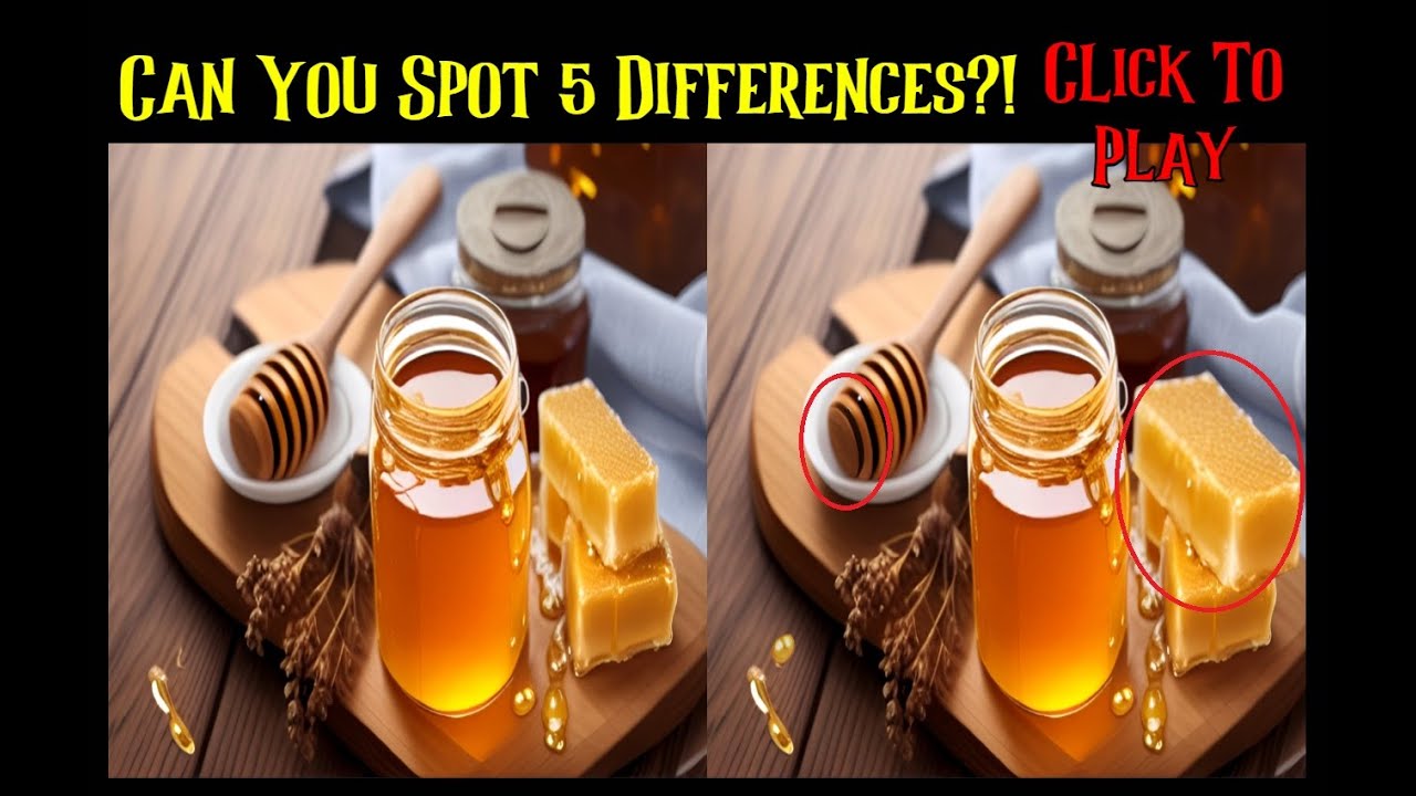 Spot 5 Differences Picture Puzzle: Imposter Foods 2 - YouTube