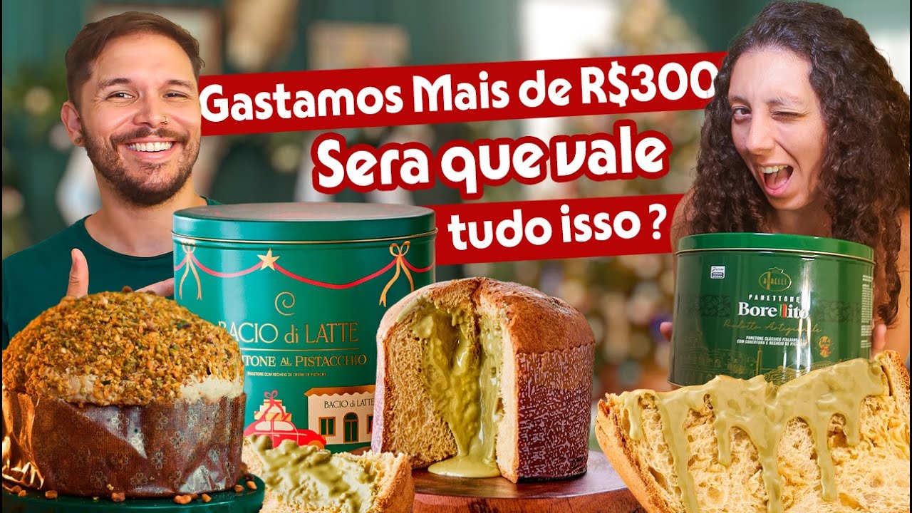 Bacio di Latte vs Borelli - Qual o melhor panettone de pistache? - YouTube