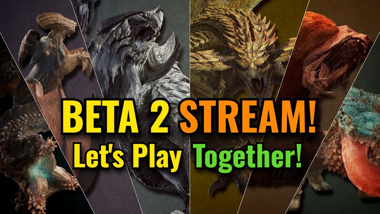 Monster Hunter Wilds Beta 2 Live Stream! Come Play With Me! - YouTube