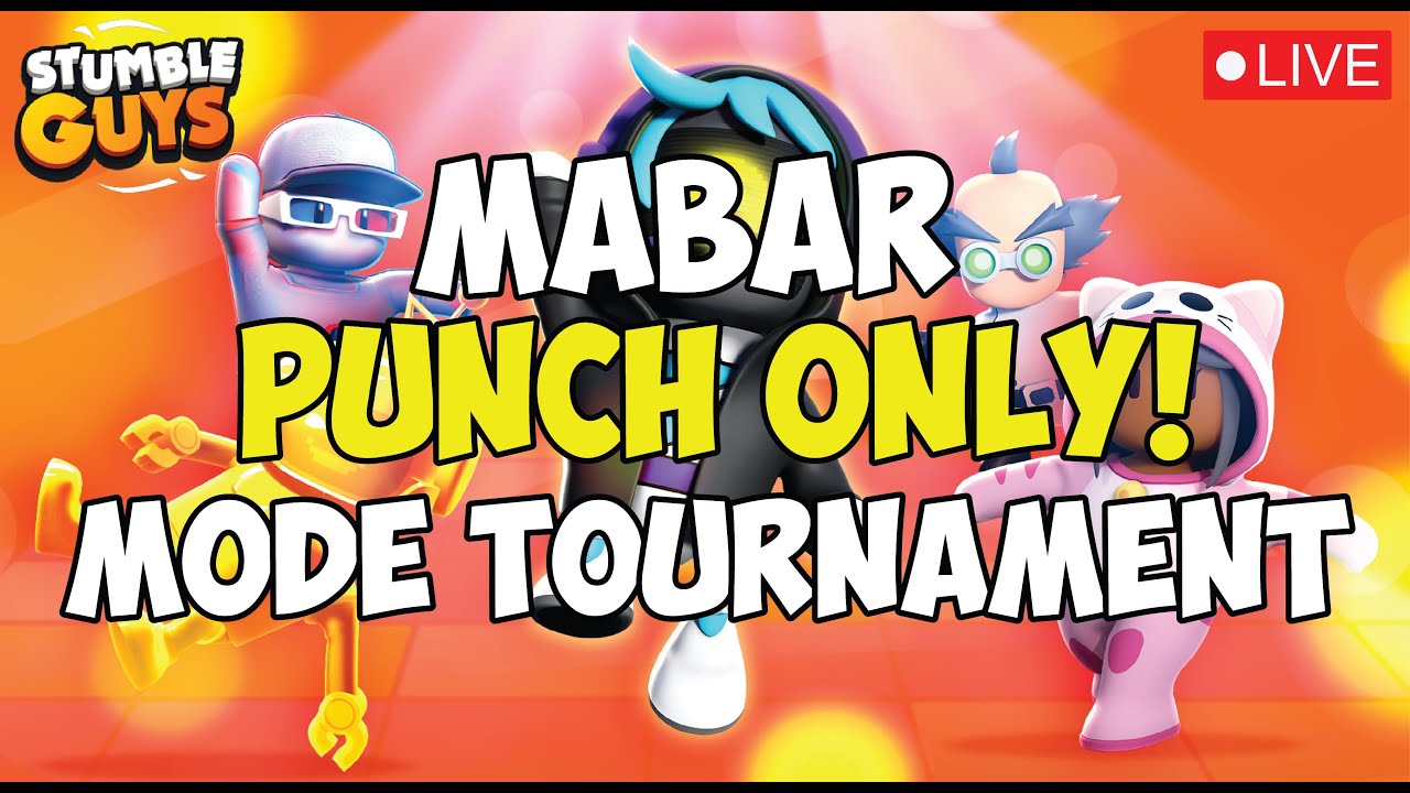 🔴[LIVE] LATIHAN TOURNAMEN PUNCH ONLY! - Stumble Guys #GO100K - YouTube
