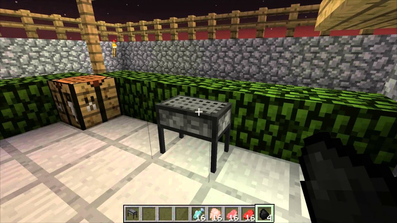 Minecraft mod spotlight: BBQ mod! - YouTube