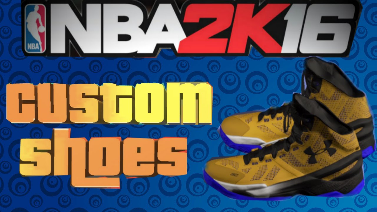 NBA 2K16 shoe creator tutorial- How to customize shoes in nba 2k16 ...