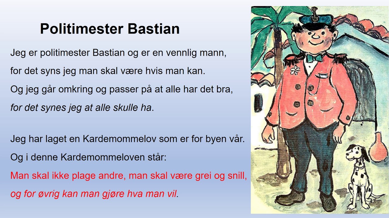 Politimester Bastian - YouTube