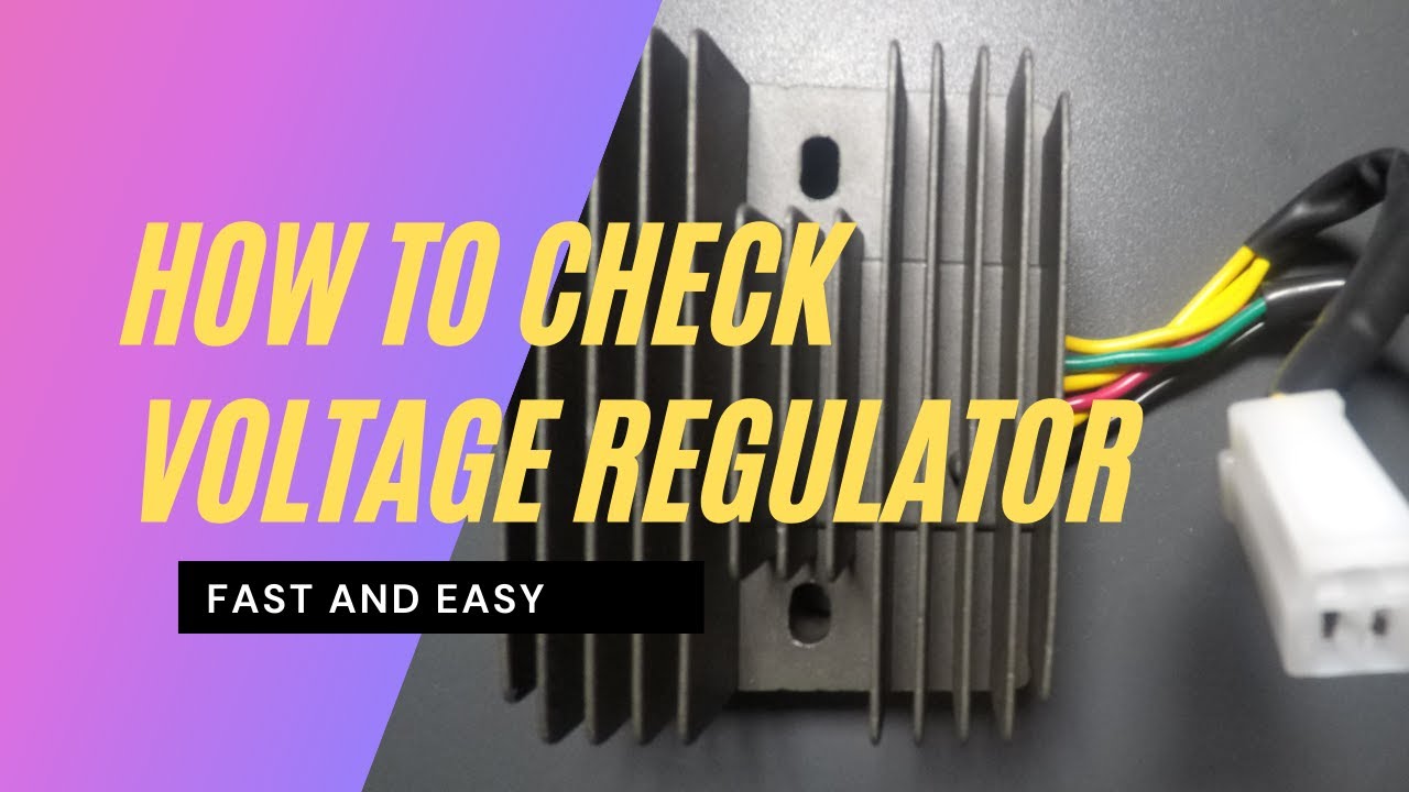 HOW TO CHECK VOLTAGE RECTIFIER OR REGULATOR MOTORCYCLE OR SCOOTER # ...
