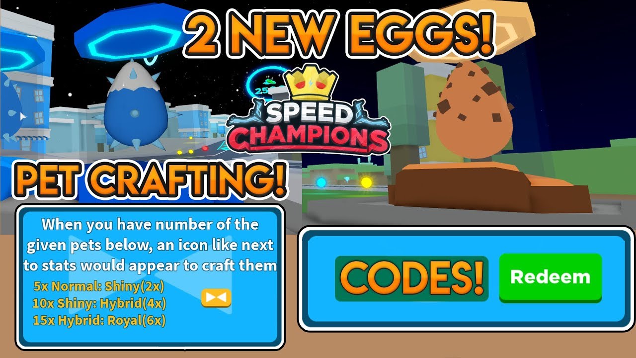 ⚡ [ROBLOX] Speed Champions: New 🚨 Pet Crafting 🚨 Update Full Review ...