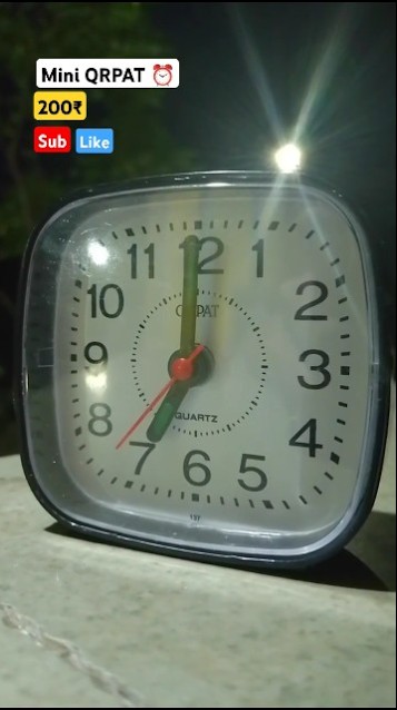 Mini orpat alarm clock #miniclock #clock #alarm #quartz #orpat - YouTube