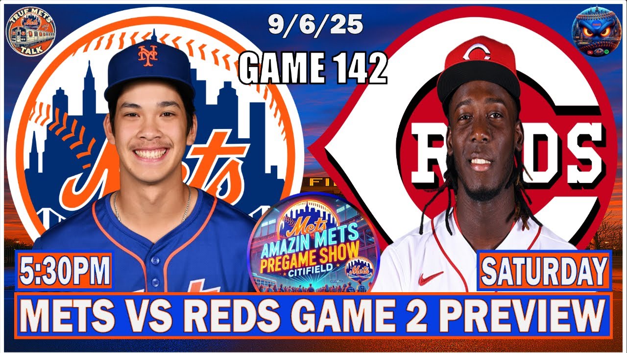 Mets PreGame Show | Mets vs Reds Game 2 Preview | New York Mets | Mets ...