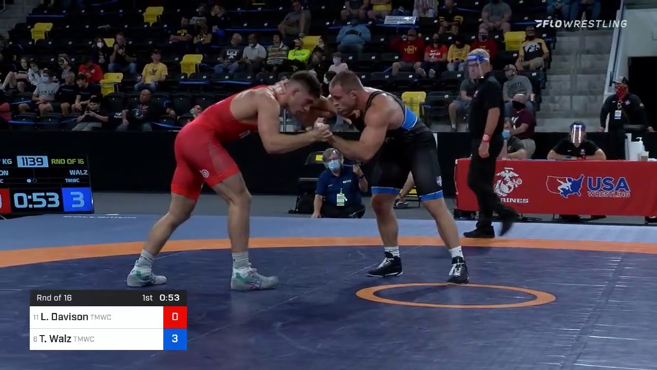 97 Kg Prelims Lucas Davison TMWC Wildcat Wrestling Club Vs Ty Walz TMWC ...