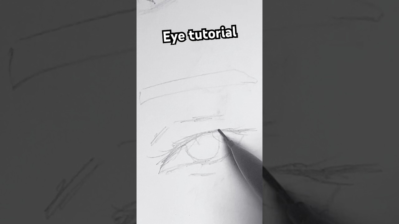 Eye tutorial #edit #drawing #art #pencildrawing #tutorial - YouTube