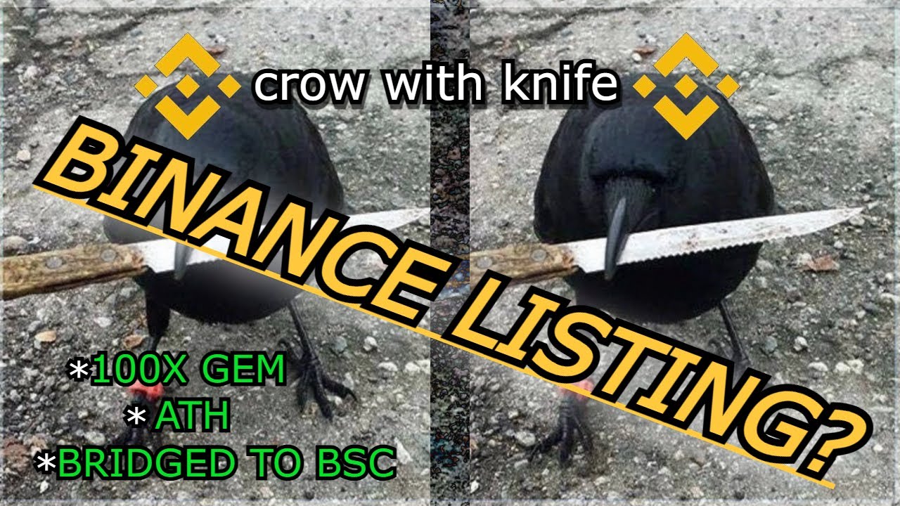 BINANCE LISTING?! CROW WITH KNIFE $ CAW - LISTED ON CRYPTO.COM! 1000x MEME COIN #cro #binance ...