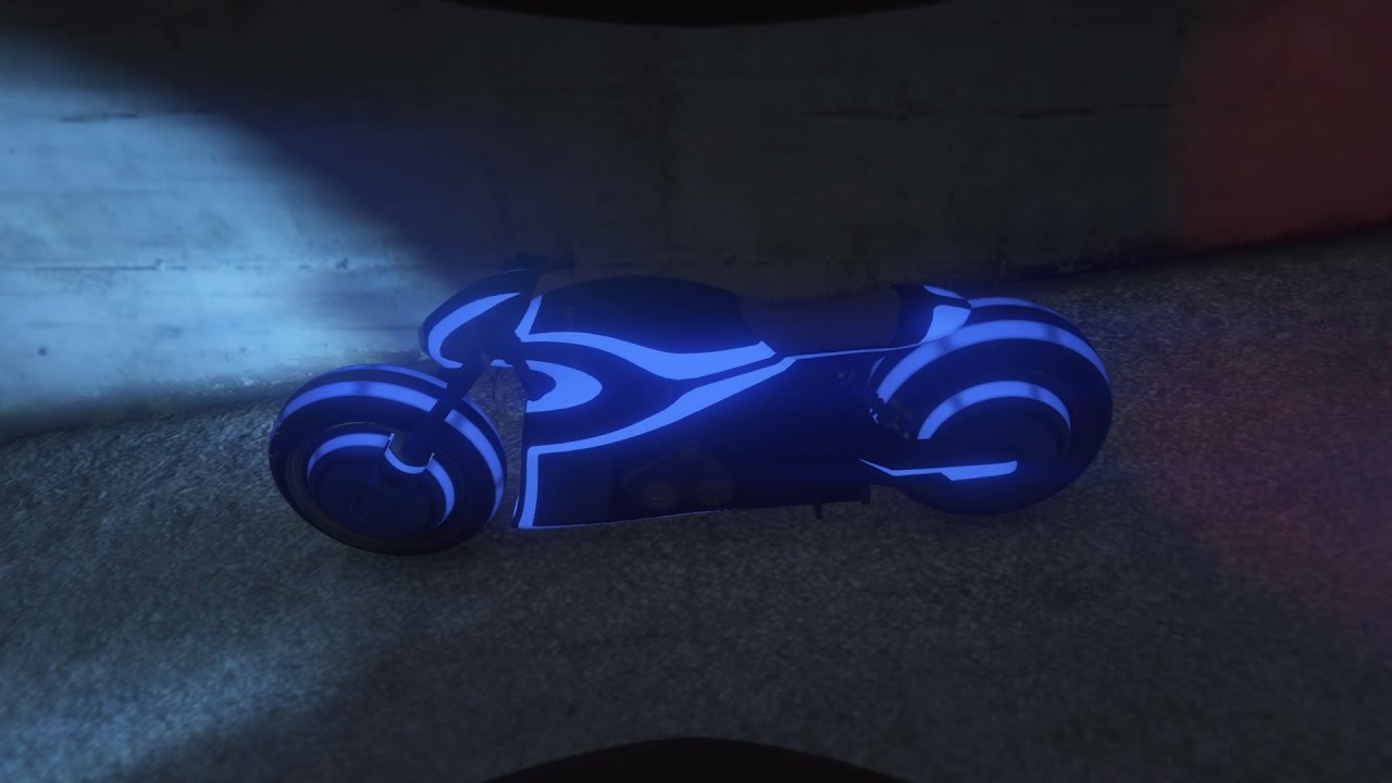 GTA5 ONLINE - NEW BIKE "TRON BIKE" SHOTARO SHOWCASE - YouTube
