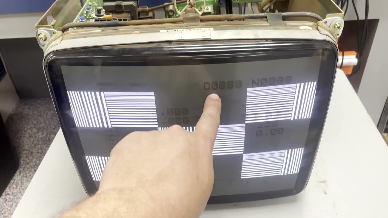 Allen-Bradley CRT Display - Distortion Repair - YouTube