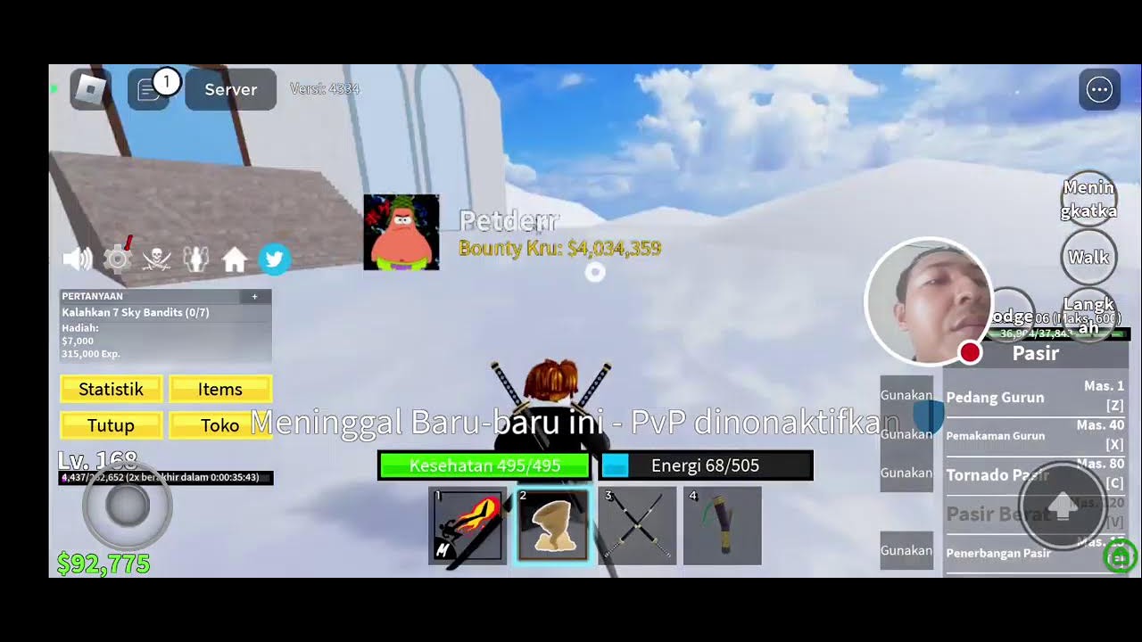 BAJAK LAUT KE PULAU LANGIT - Roblox Blox Fruits Indonesia - YouTube