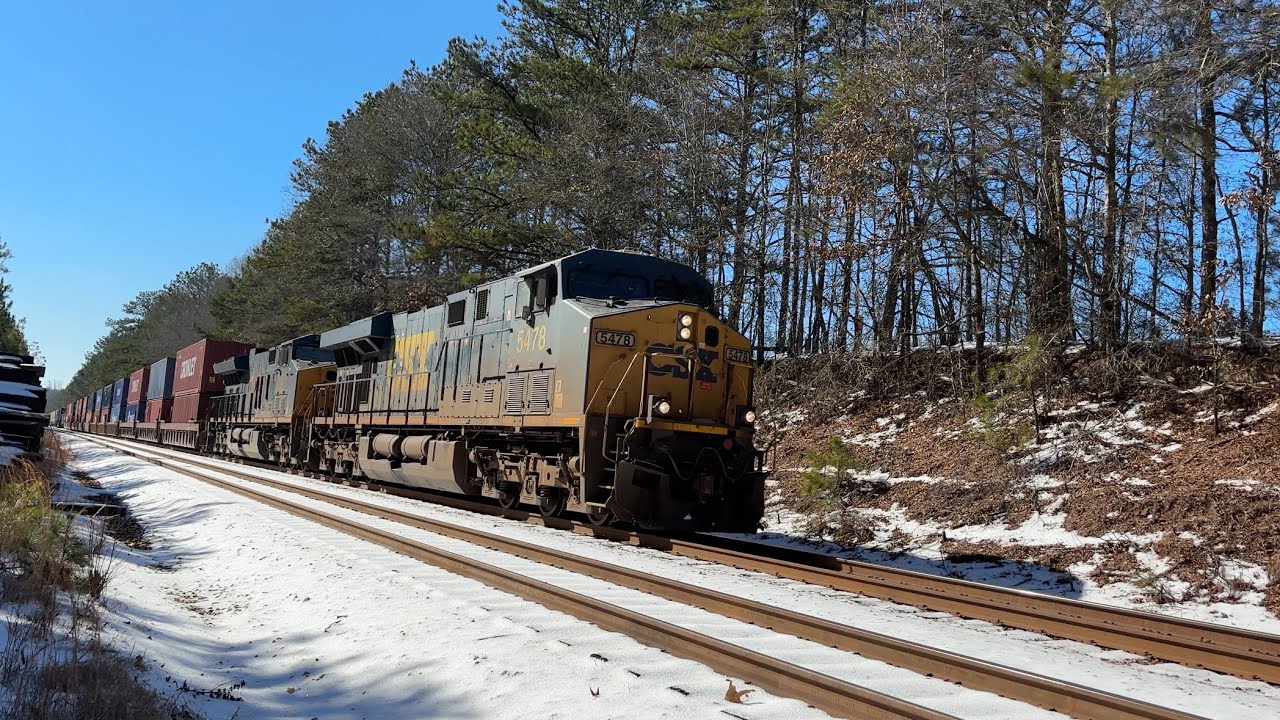 CSX train in the snow with sun beautiful #snowtrain #usatrains # ...