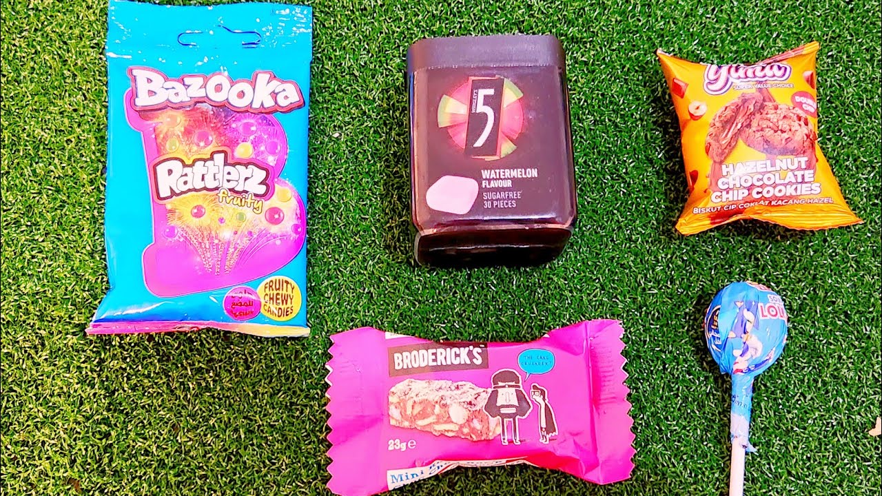 Oddly Satifying Satifying I Unpacking Lollipops sour candy AND Chop ...