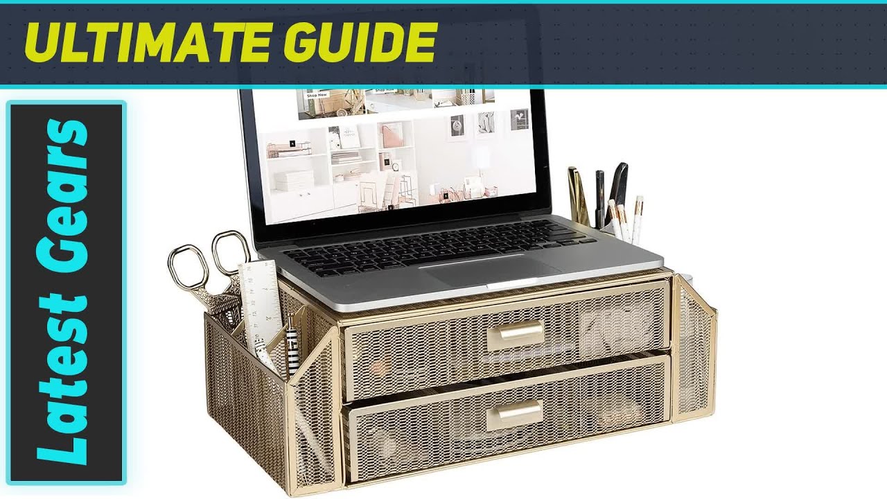 Elevate Your Workspace with BLU MONACO Gold Monitor Stand – Unboxing ...