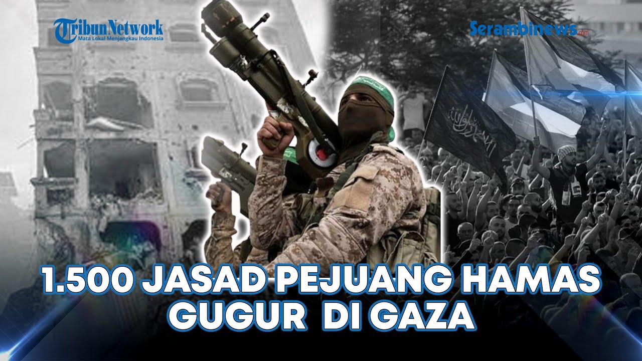 🔴BREAKING NEWS: 1.500 Jasad Pejuang Hamas dan 7 Wartawan Palestina ...