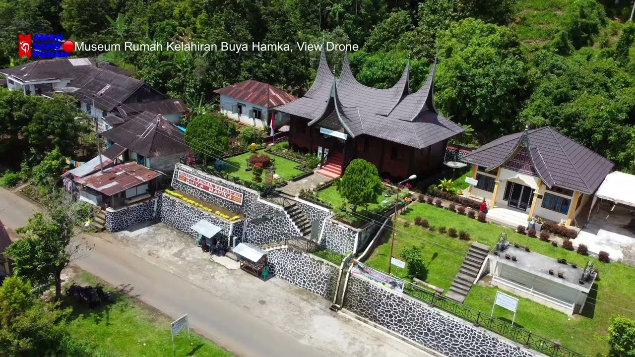 View Drone, Museum Rumah Kelahiran Buya Hamka - YouTube
