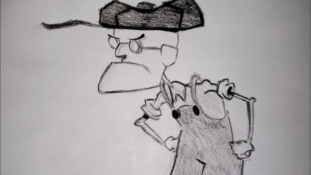 Eustace Bagge | Courage the Cowardly Dog | cartoon drawing| #drawing # ...