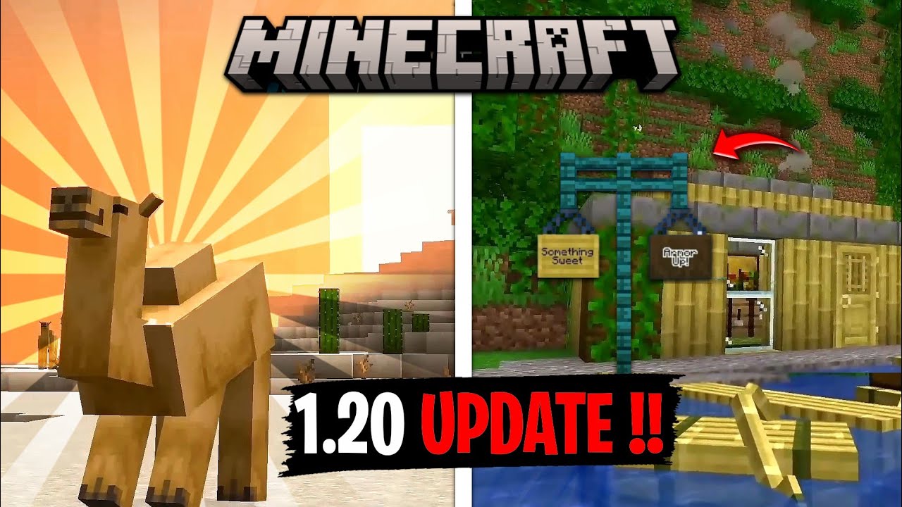 1.20 UPDATE IN MINECRAFT 🤯 NEW MOBS, NEW ITEMS, NEW BLOCKS || MINECRAFT ...