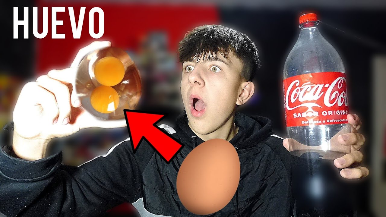 Puse un HUEVO 24H en COCA-COLA!!! *Y pasó esto...*😱 - YouTube