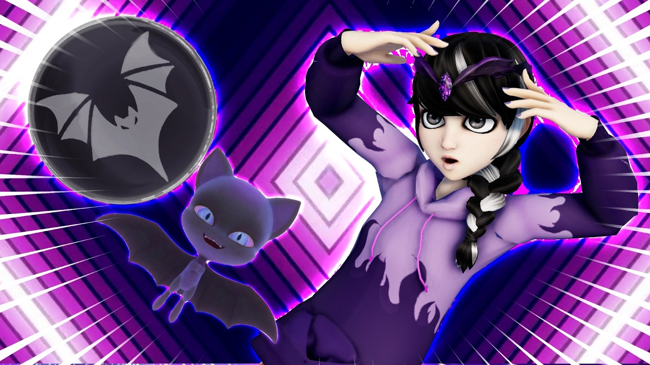 🦇AGLAE TRANSFORMATION 🖤 💜 🩶[Miraculous Ladybug] - YouTube