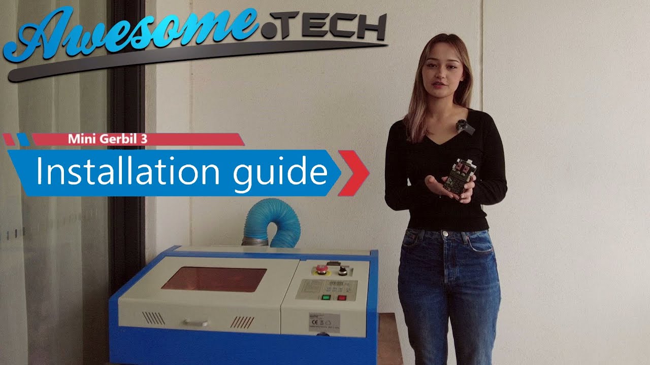 Mini Gerbil 3 controller installation for a K40 laser cutter/engraver ...