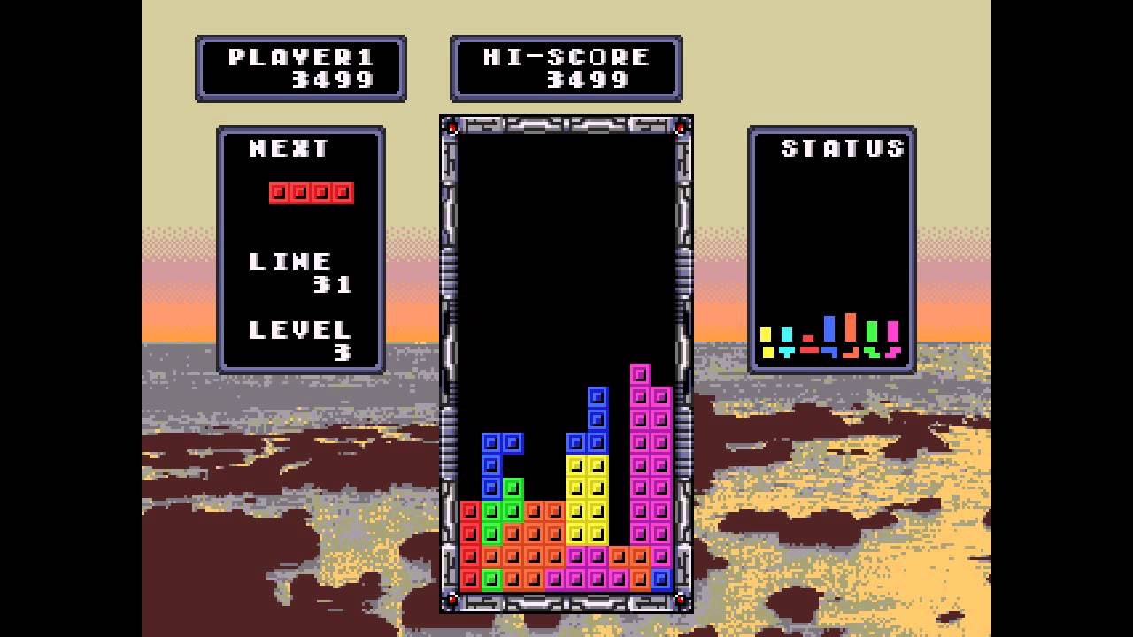 Tetris ... unlicensed (Sega Genesis) 60fps Gameplay - YouTube