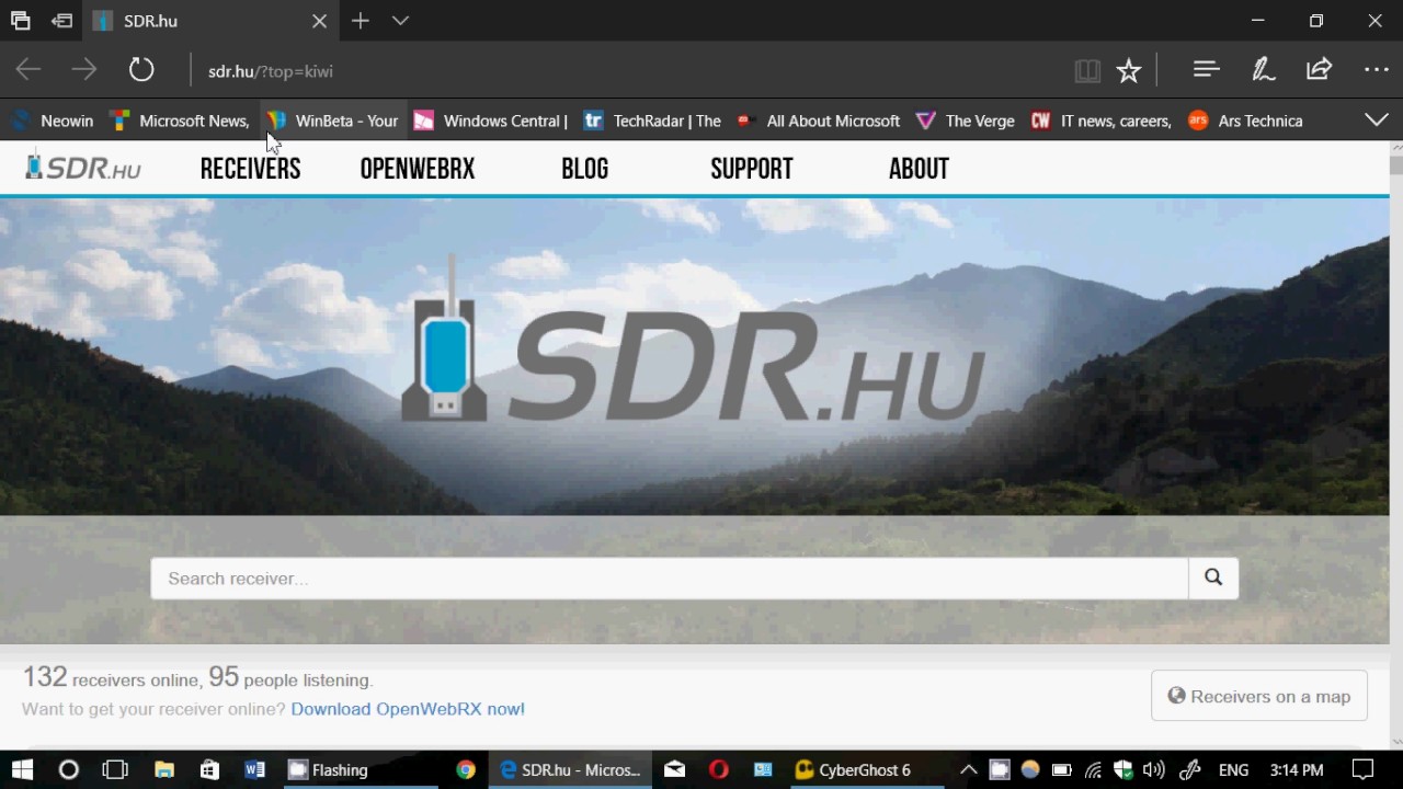 Great Web Resource for online SDR is the Kiwi SDR receivers on SDRHU ...
