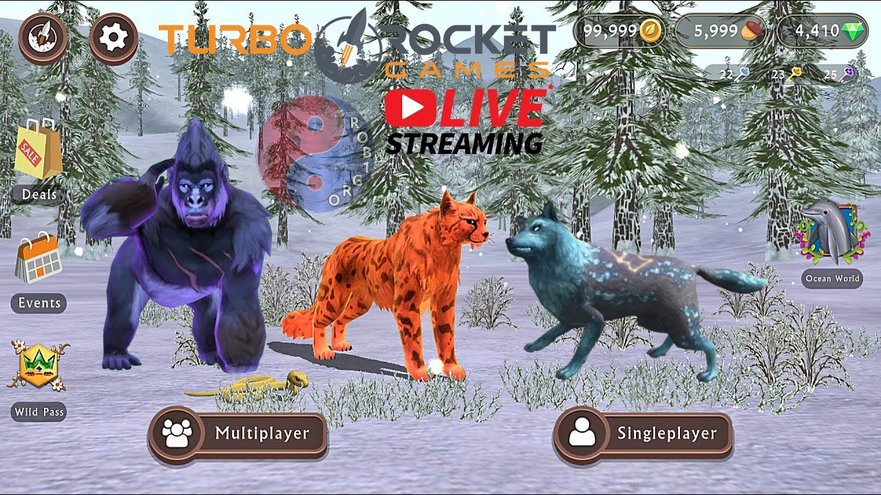 🔴 LIVE | WildCraft:Animal Sim Online 3D & The Wolf | - YouTube