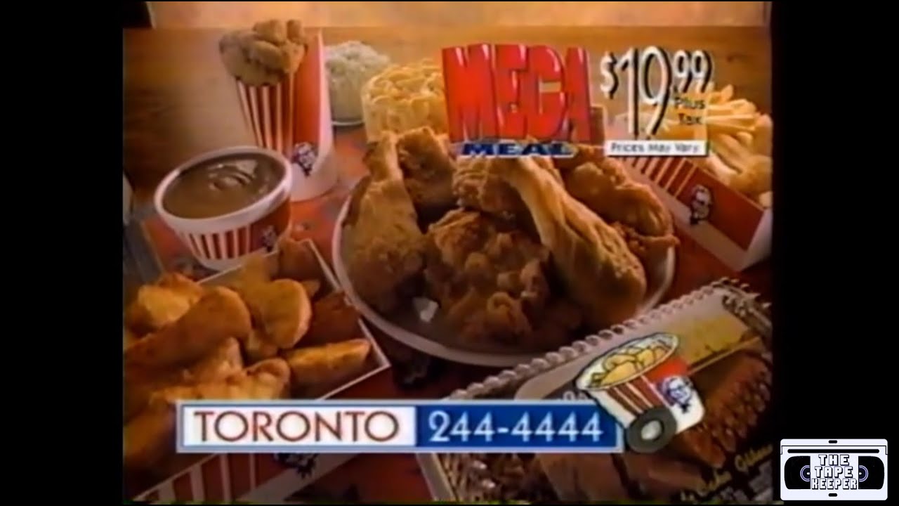 KFC Mega Meal Deal Commercial - 1995 - YouTube