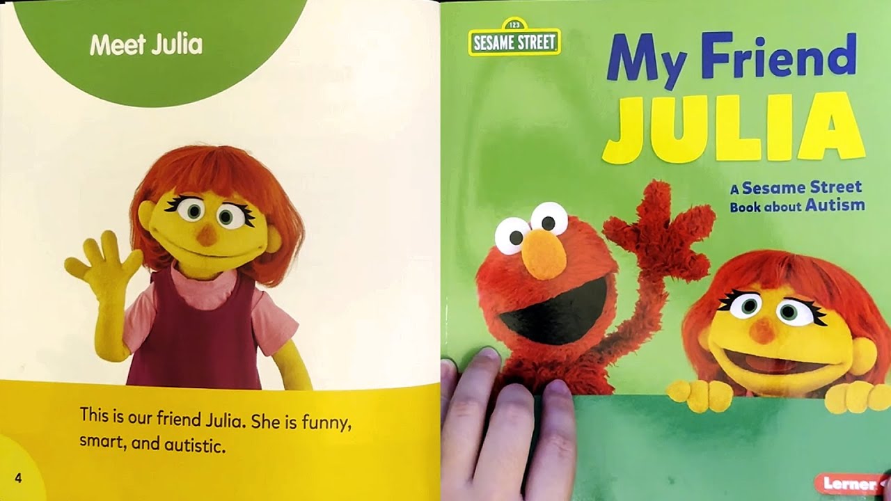 Sesame Street: My Friend Julia | Heartwarming Read-Aloud by Ally’s Mom ...