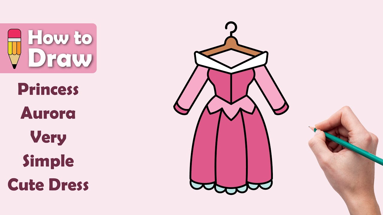 Princess Aurora Dress Drawing