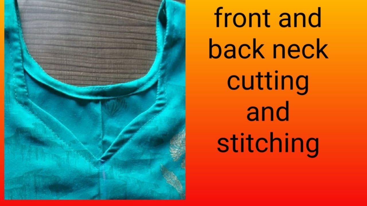 How to make front and back neck with basic infromation - YouTube