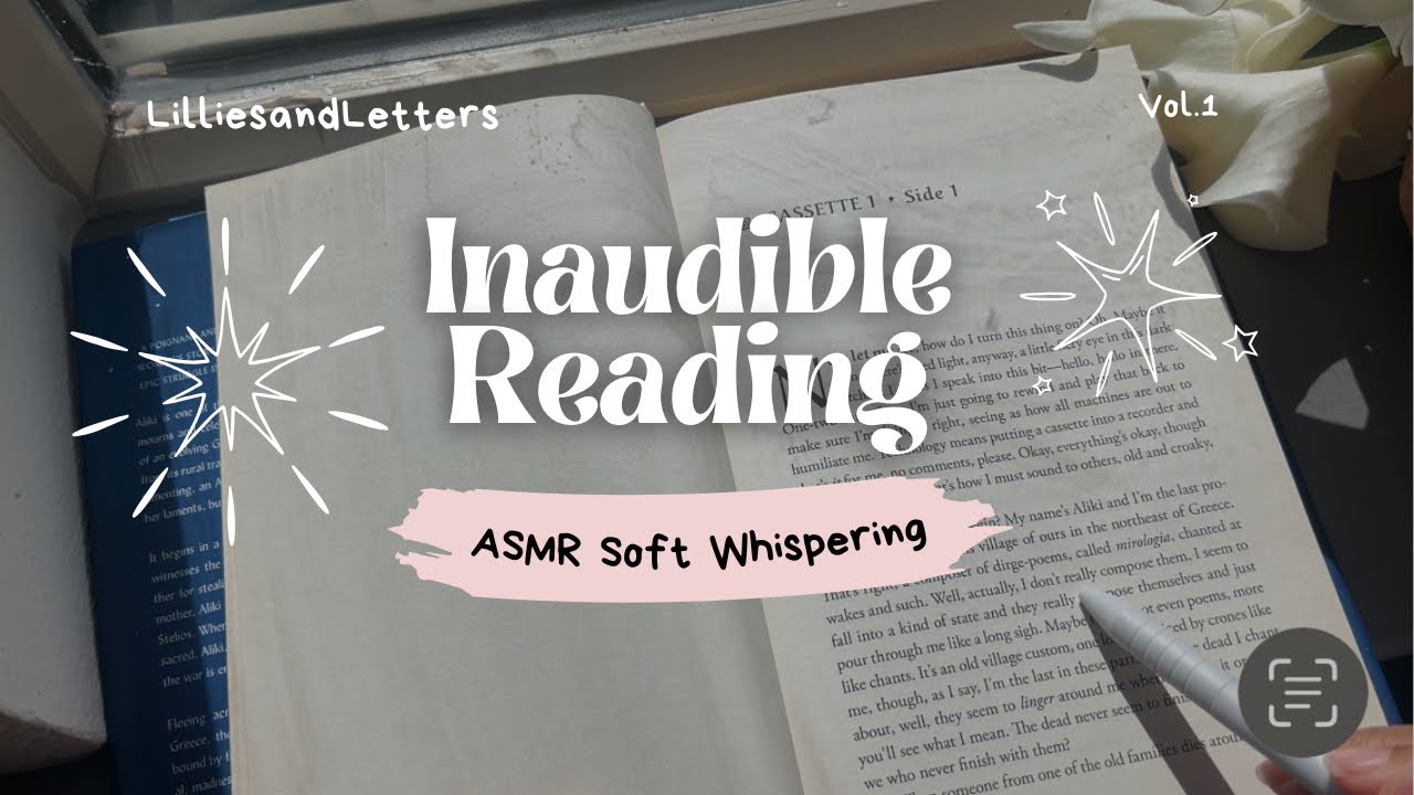 ASMR Inaudible Book Reading | Clicking Noises | Soft whispering ...