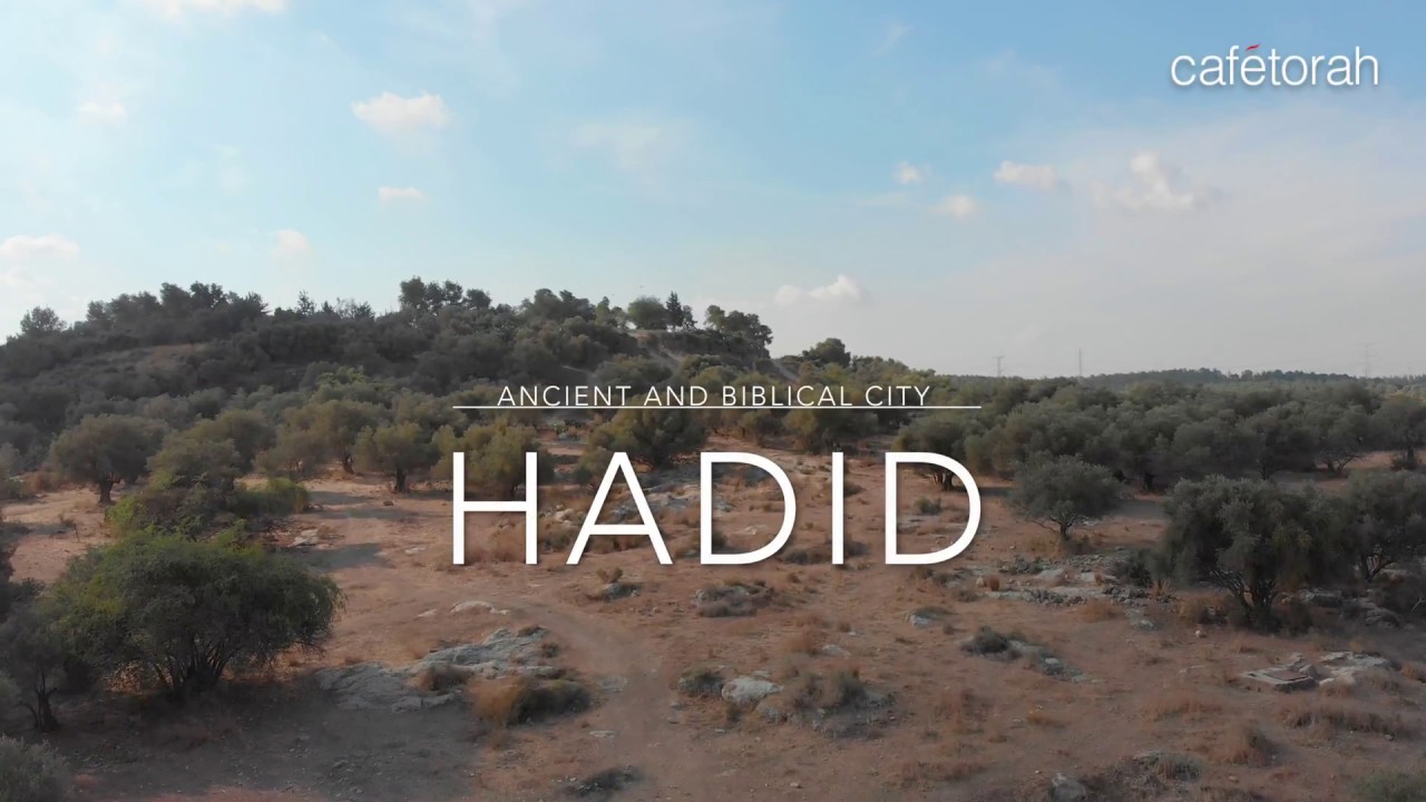 Ancient and Biblical Tel Hadid aerial view, Israel, Holy Land - YouTube