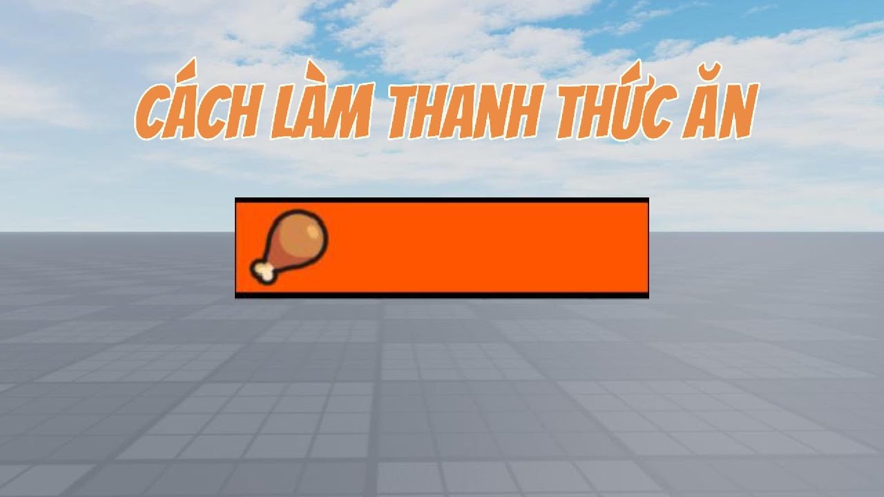 Cách làm thanh thức ăn trong Roblox Studio | How to make a hunger bar ...