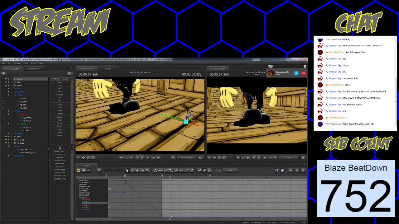 Animating Bendy (Road to 800 subs) - YouTube