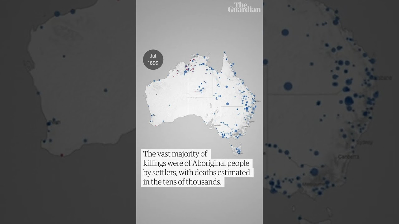 Map of massacres of Aboriginal people in Australia 1794-1928 - YouTube