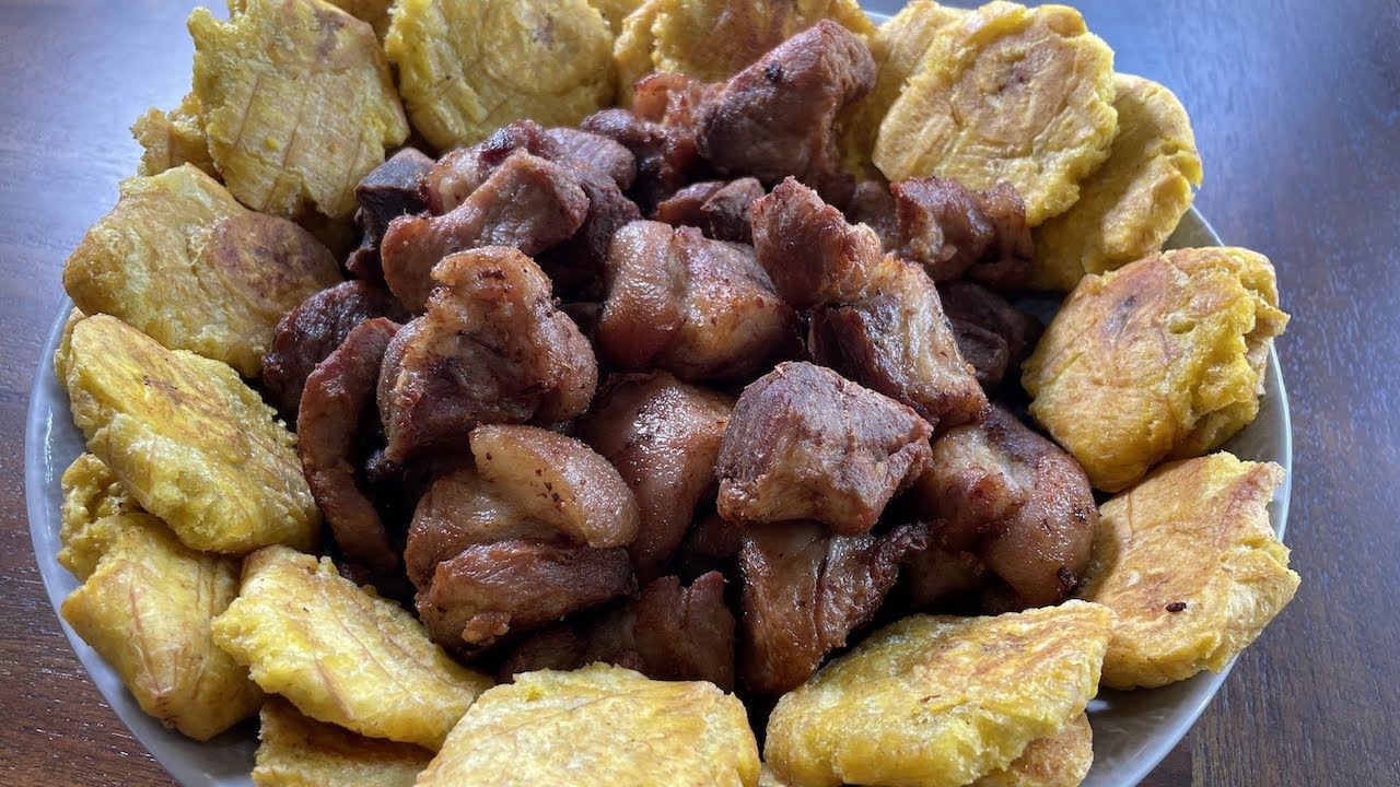 Seriously Mouthwatering Fried Pork! | Haitian Griot! - YouTube