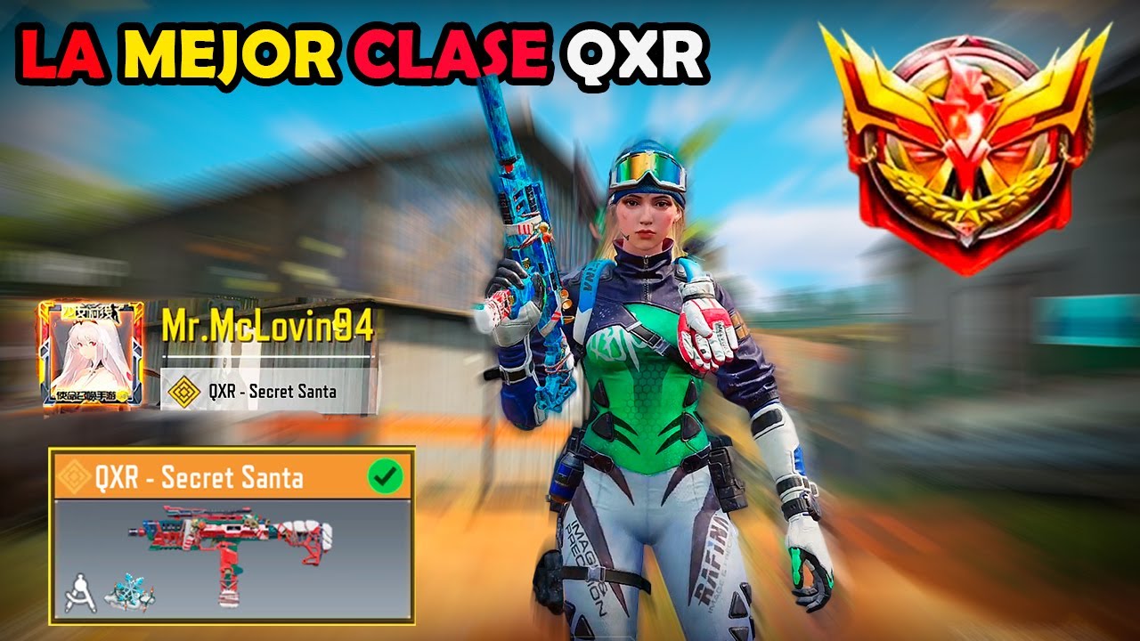 La MEJOR clase de QXR para Ranked en COD Mobile | Sube de rango fácil ...