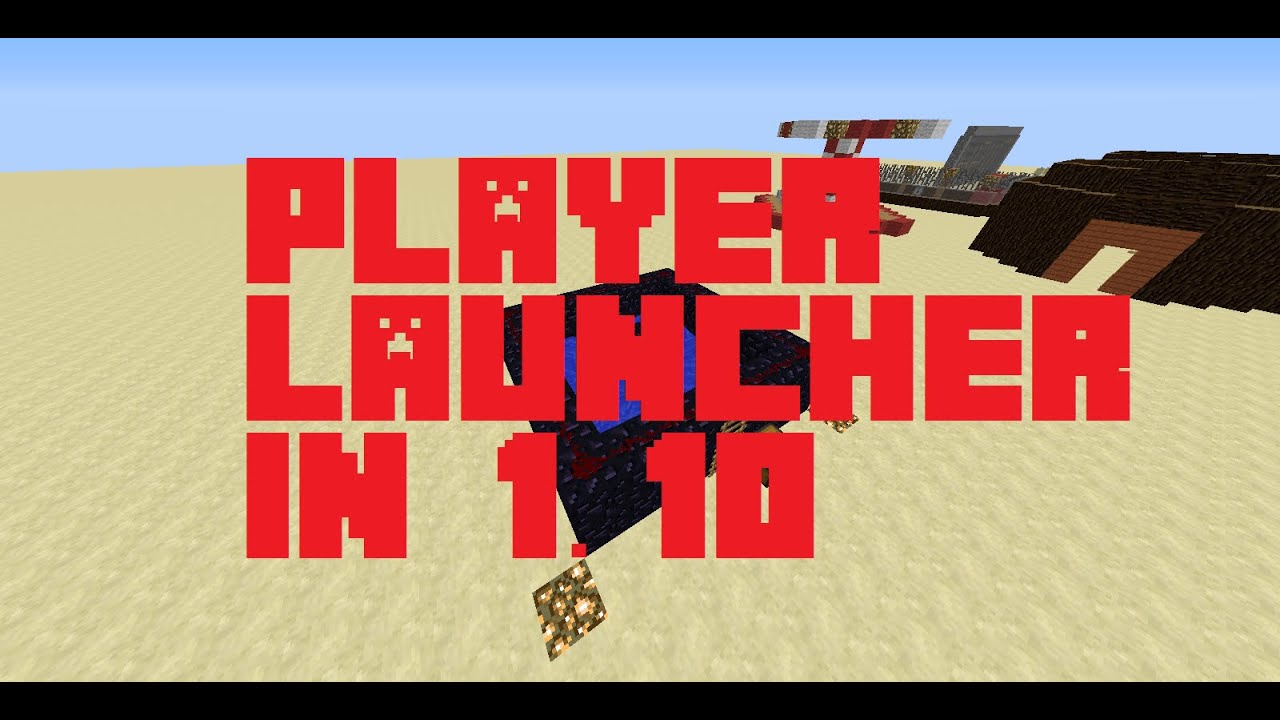 Minecraft Player Launcher that lauches you super high! in 1.10 ...