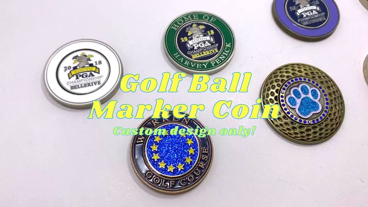 Customized Ball Marker Coins | Jin Sheu - YouTube