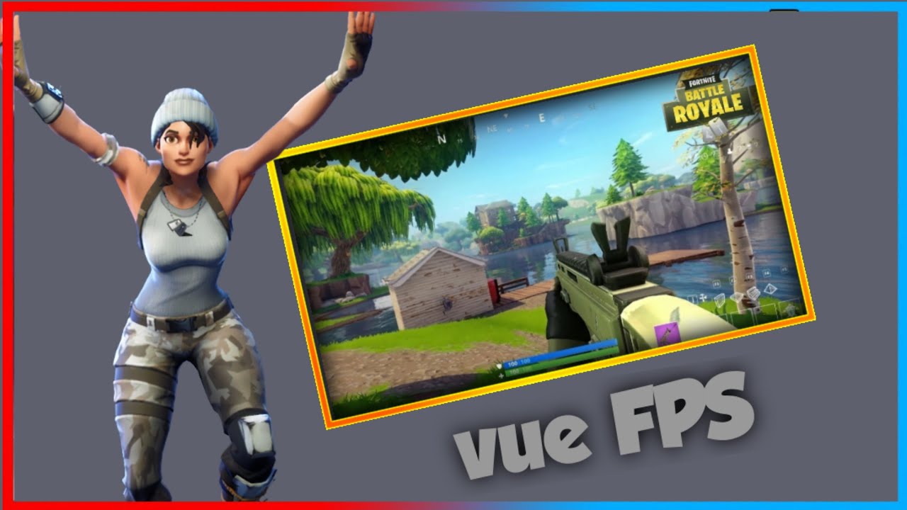Je teste la vue FPS sur FORTNITE - YouTube