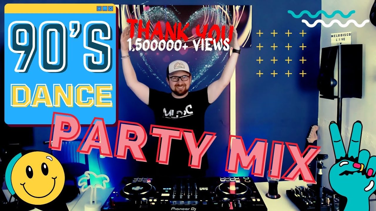 Mega 90’s Euro Dance Party #4 🔥 1.500000 VIEWS 🙏 Relive the best ...