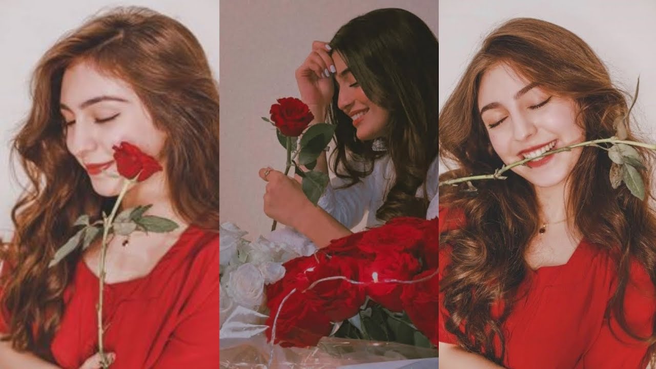 Beautiful Red Rose girls dpz ||Dpz for WhatsApp profile pic #youtube # ...
