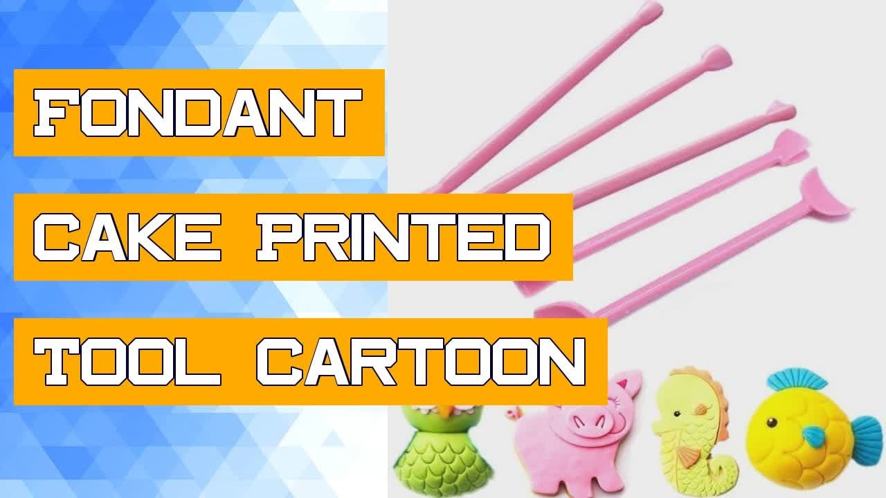 Fondant Cake Printed Tool Cartoon Pastry Figurines Ornaments Eye Radian ...
