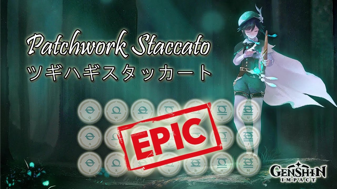 "Patchwork Staccato" ツギハギスタッカート (by Toa) | EPIC Genshin Impact Lyre Cover 🔥 - YouTube