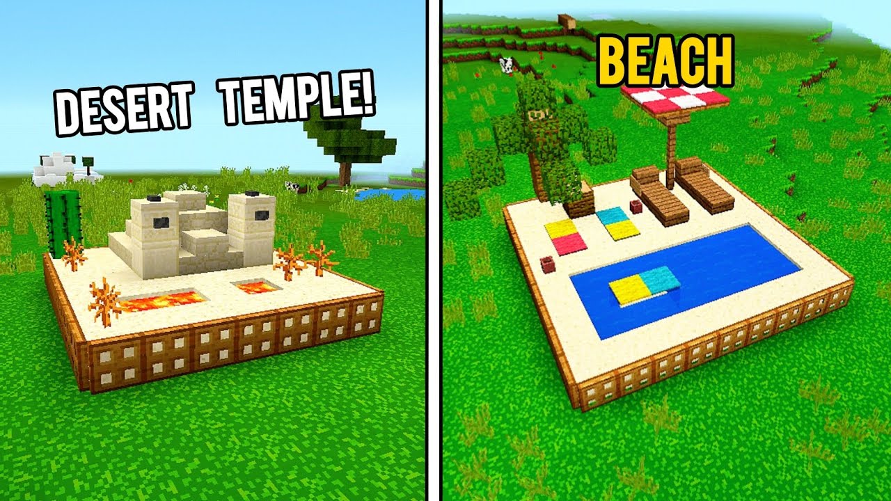 Minecraft EASY MINI Biomes ⚒️ || Minecraft - YouTube