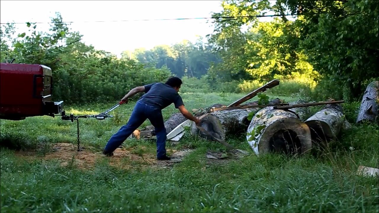 Rolling Log with Come Along - YouTube